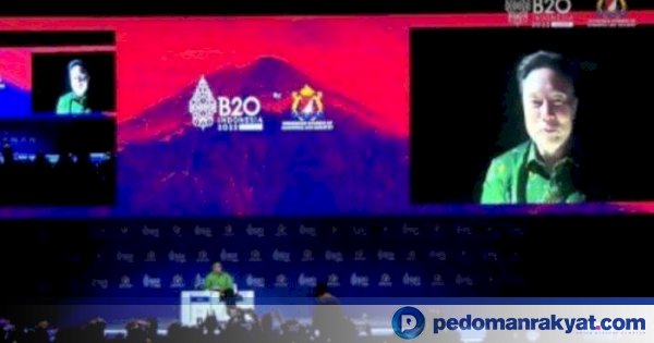Gaya Elon Musk Gunakan Batik Bomba asal Sulawesi Tengah di B20 Summit